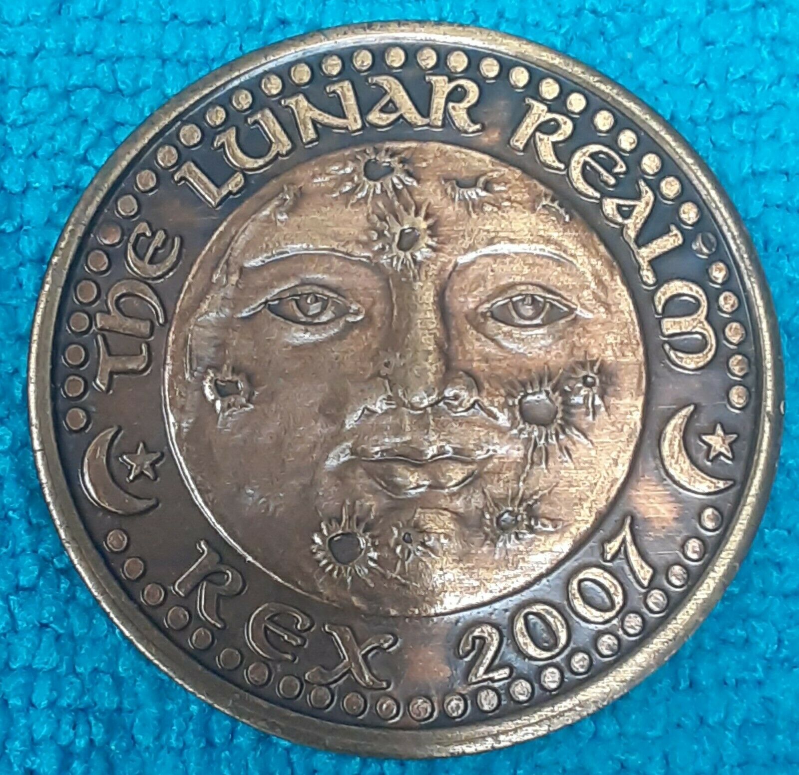 Rex 2007 Antique Bronze New Orleans Mardi Gras Doubloon | Mardi Gras ...