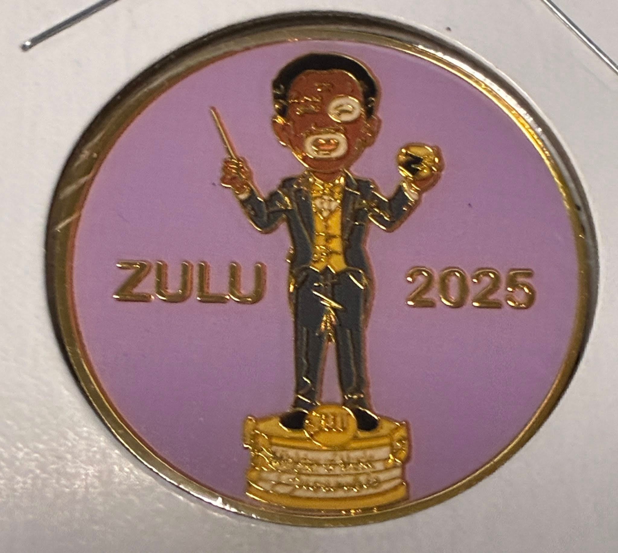 ZULU 2025 Multi Color Cloisonné Bronze New Orleans Mardi Gras Krewe ...