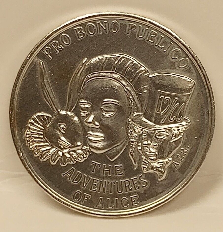 Rex 1966 Plain Aluminum ANODIZED New Orleans Mardi Gras Doubloon ...