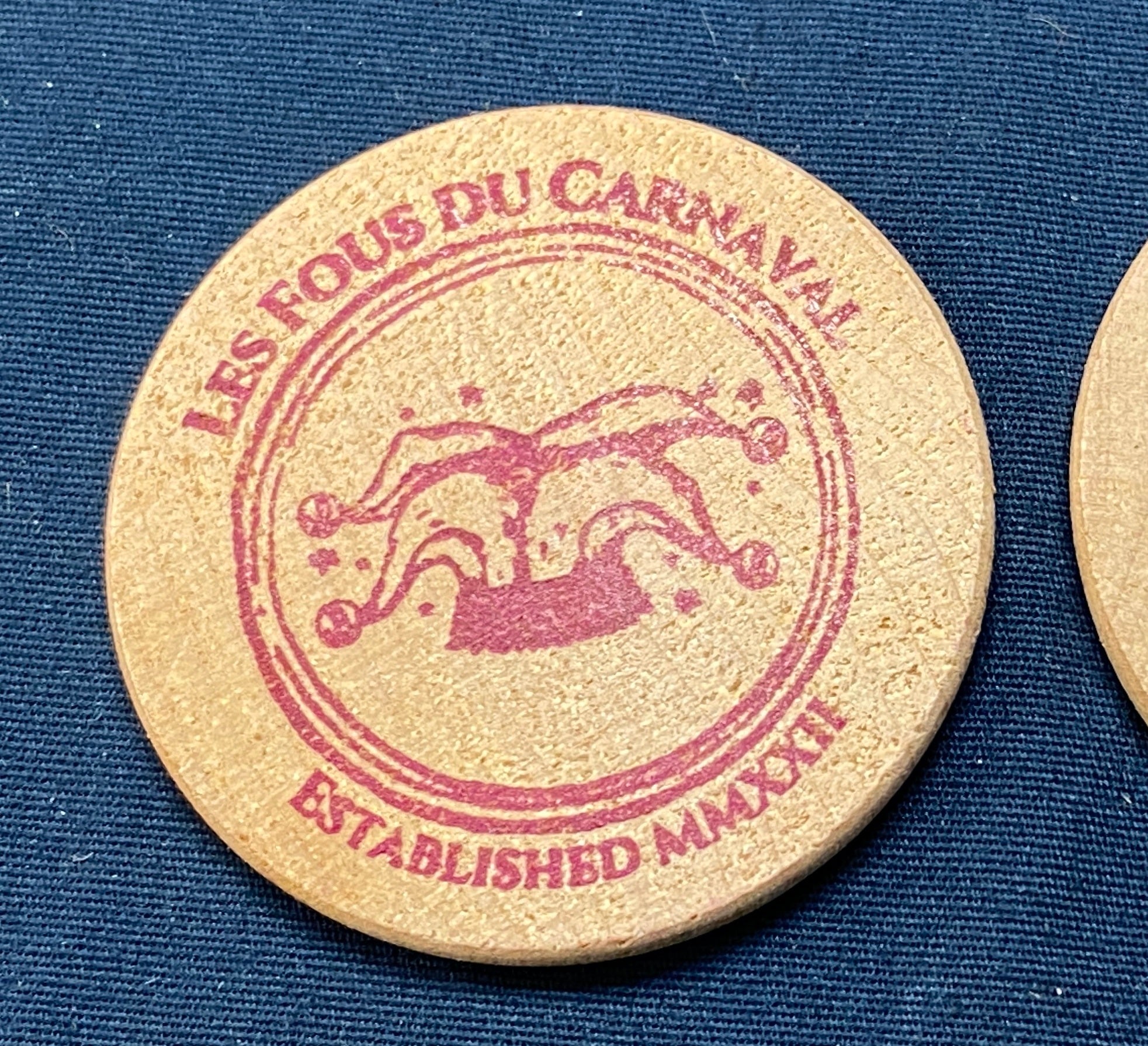 Les Fous Du Carnaval 2025 Purple Ink Wood New Orleans Mardi Gras Krewe ...