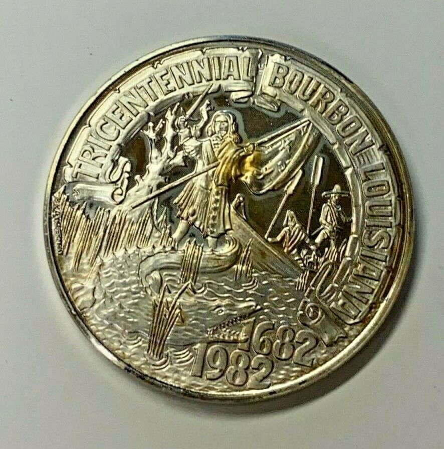 Rex 1982 .999 Fine Silver Theme Doubloon New Orleans, LA Mardi Gras Z ...