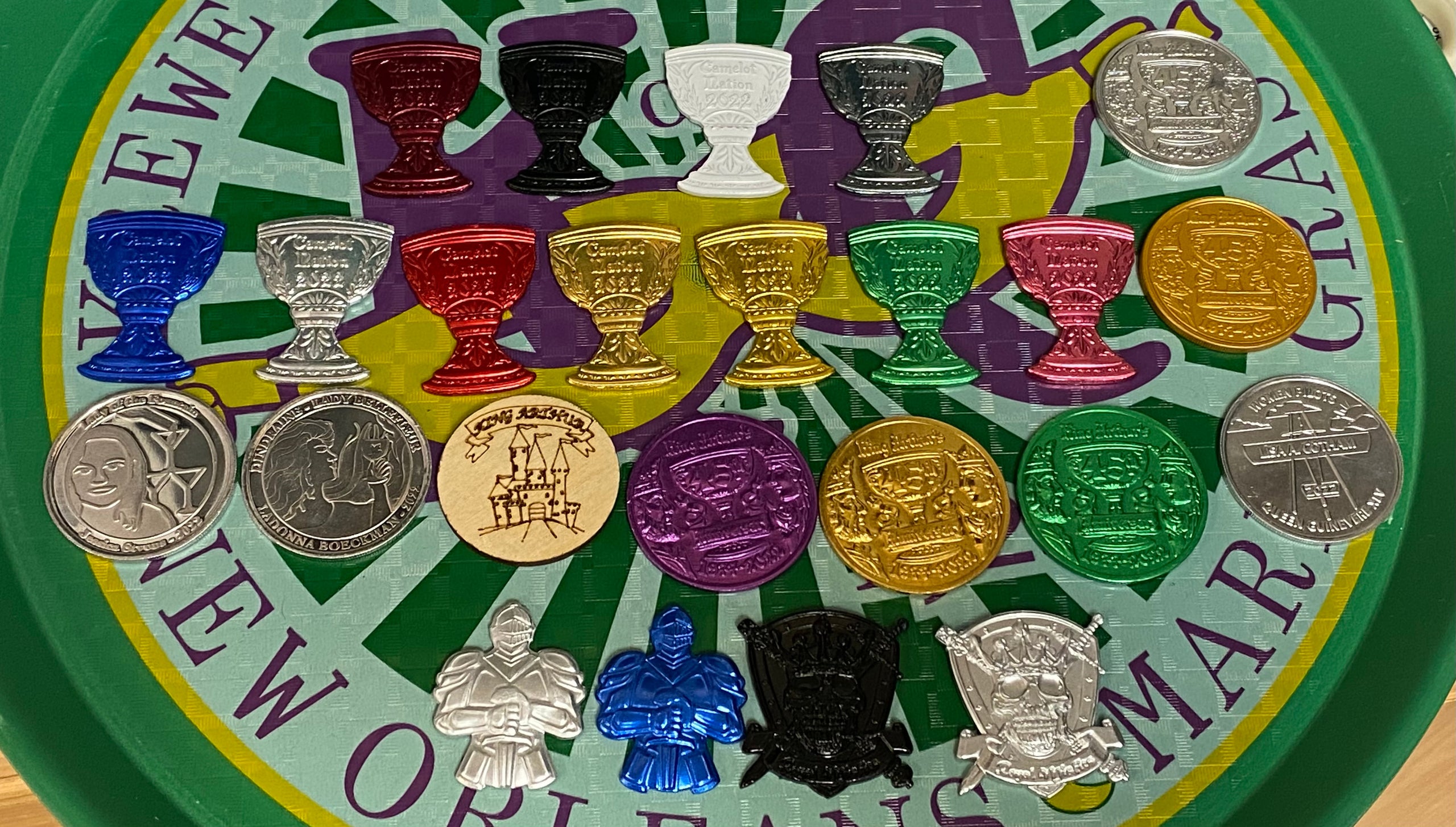 King Arthur 2022 Wood Laser Cut Float 30 New Orleans Mardi Gras Krewe ...