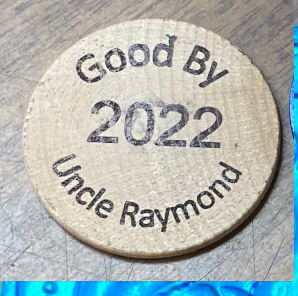 ALLA 2022 Wood Good By Uncle Black Ink New Orleans Mardi Gras Doubloon ...